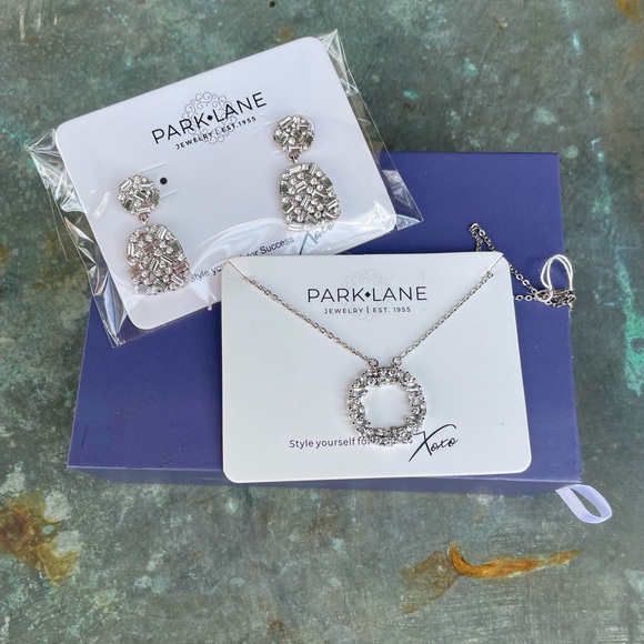 Park Lane | Jewelry | Park Lane Sparkle Box Necklace And Earrings Set ...